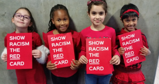 Sudbury Primary - Show Racism the Red Card Assembly